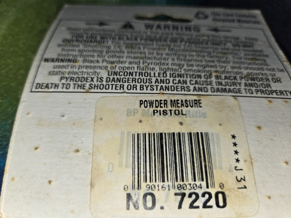 TC Powder Measure (7220)Pistol | eBay