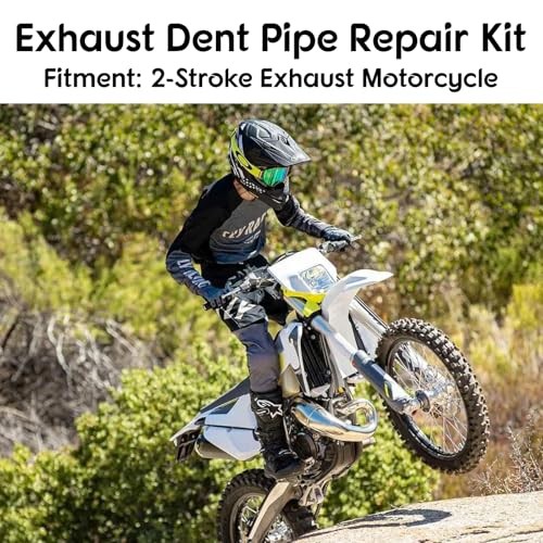 Motorcycle Dent Repair Kit, 2-Stroke Motorcycle Exhaust Pipe Dent ...