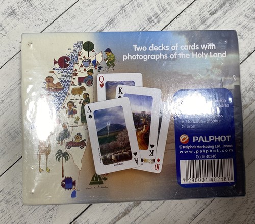 Israel Holy Land Playing Cards, Two Decks, NIP, Palphot | eBay