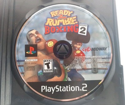Ready 2 (To) Rumble Boxing Round 2 PS2 PlayStation 2 Game BLACK LABEL ...