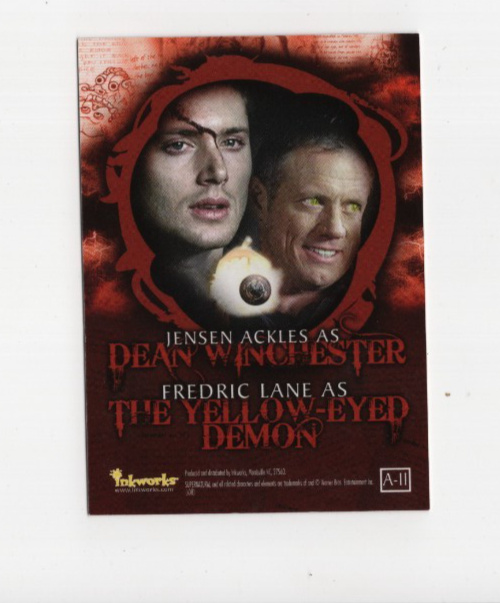 FREDRIC LANE JENSEN ACKLES AUTO SUPERNATURAL CONNECTIONS DUAL AUTOGRAPH ...