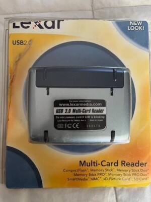 Lexar MultiCard Reader USB2/Compact Flash, Memory Stick,Smart Media ...