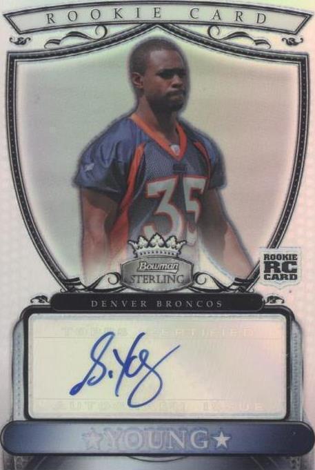 2007 Bowman Sterling - Rookie Autographs Selvin Young #BSRA-SY ...