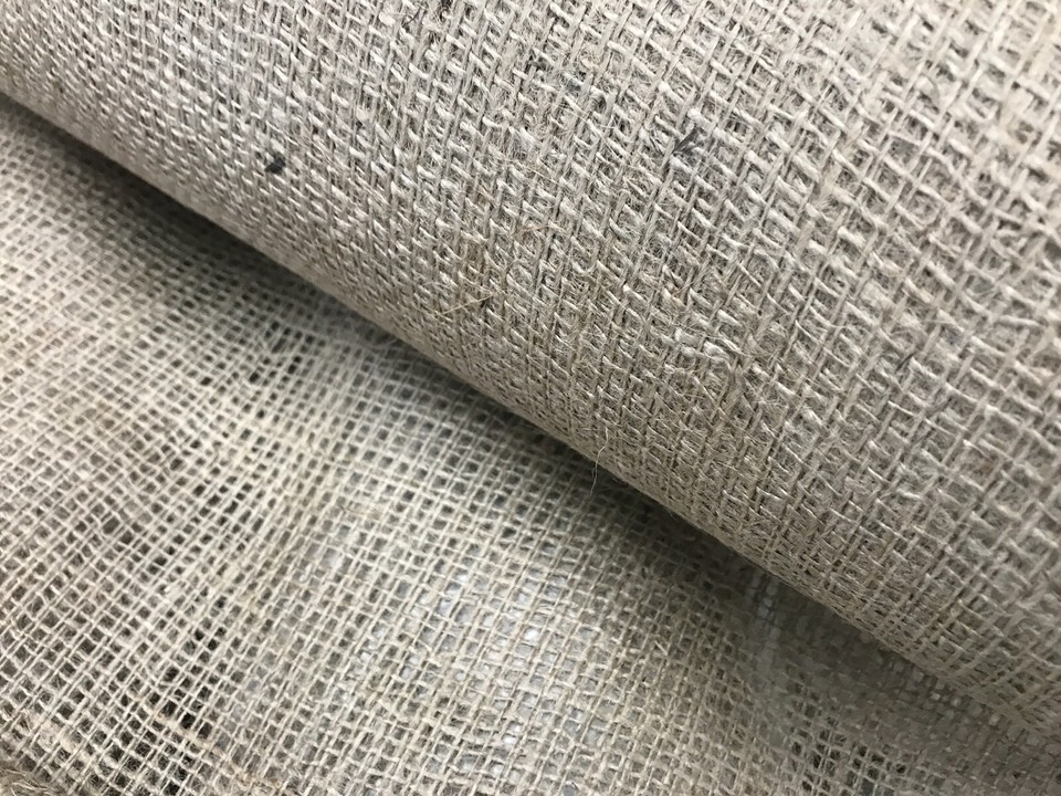 Hessian Fabric - Jute - Burlap biodegradable - 137cm/54" wide -Craft ...