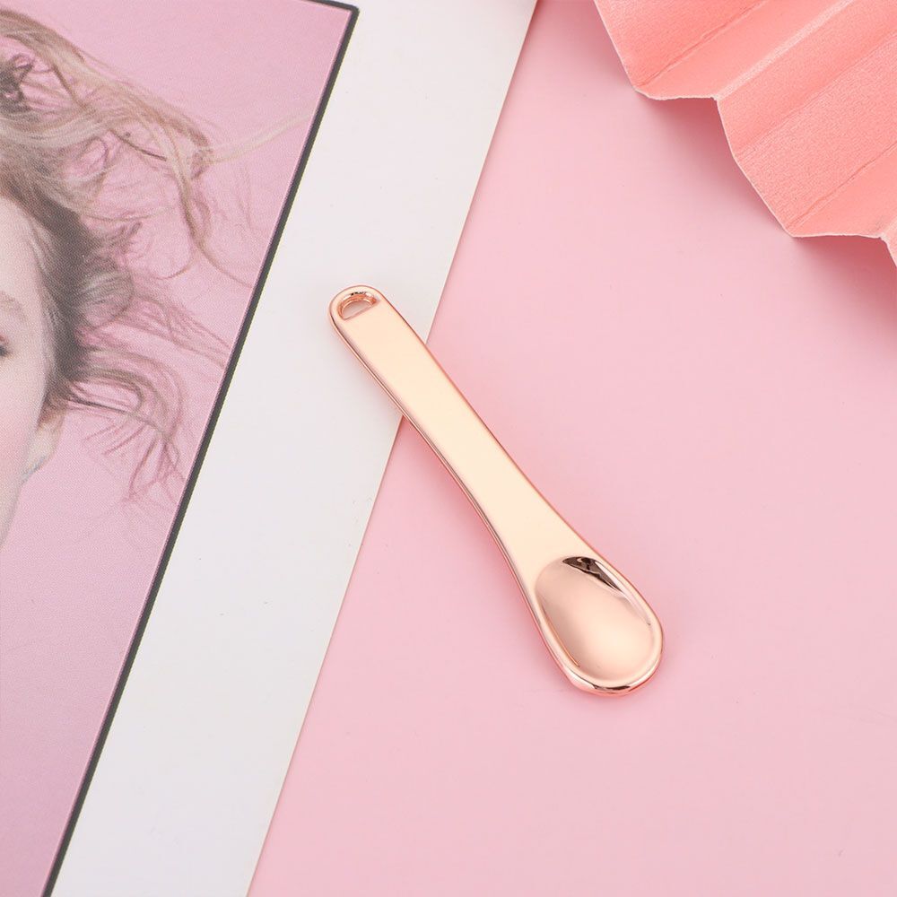 Facial Cosmetic Beauty Scoop Makeup Metal Mini Spoon Cosmetic Reusable ...