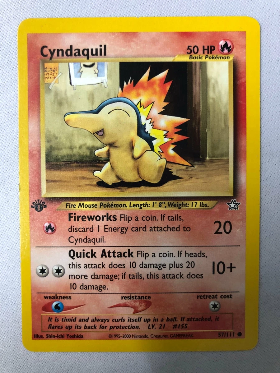 Cyndaquil Pokemon Card