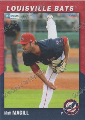 2016 Louisville Bats Matt Magill RC Rookie Cincinnati Reds | eBay