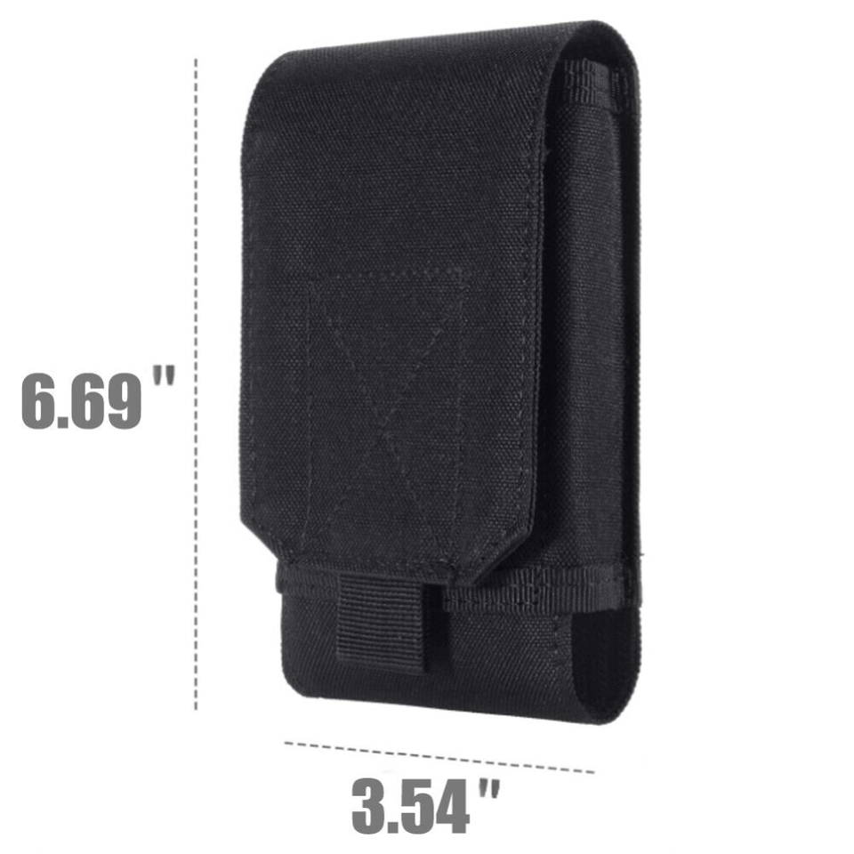 Universal Tactical Molle Cell Phone Pouch Waist Holster Belt Pack Bag ...