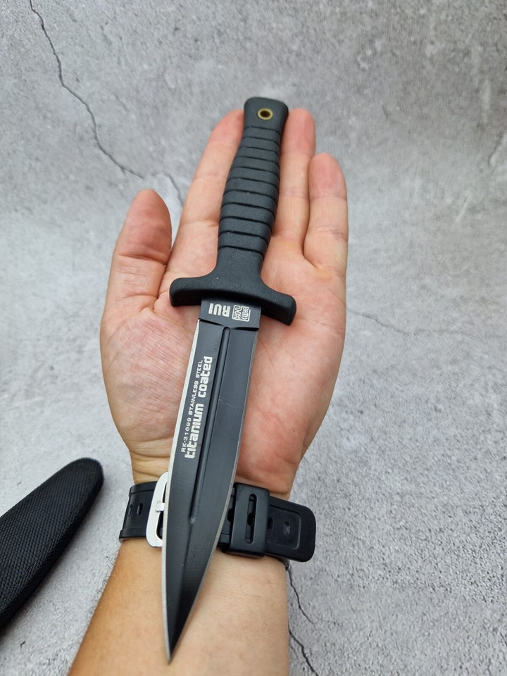 Hunting knife RUI, Travel knife Belt knife steel: RK-31699 titanium ...