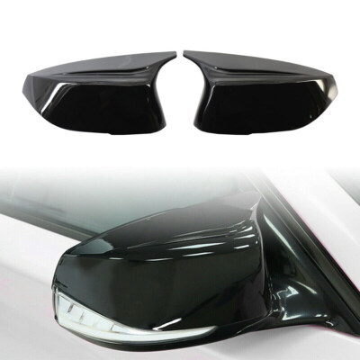 For Infiniti Q50 Q60 2014-2021 Gloss Black Rear View Side Wind Mirror ...