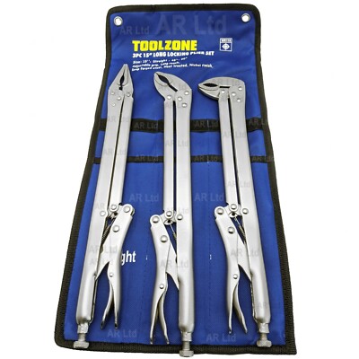 Vice/Mole Grips with Extra Long Reach. Locking Vice Grip Plier Wrenches ...