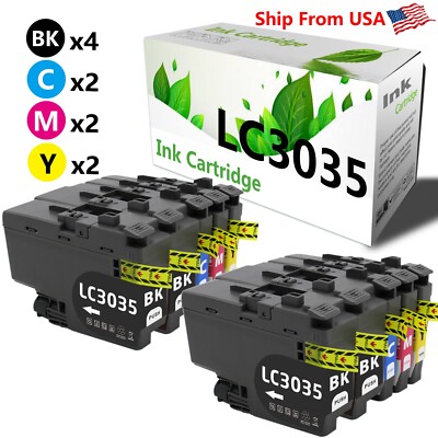 (10PK,4B2C2M2Y) LC-3035 LC3035 Ink Cartridge fit for MFC-J995DWXL ...