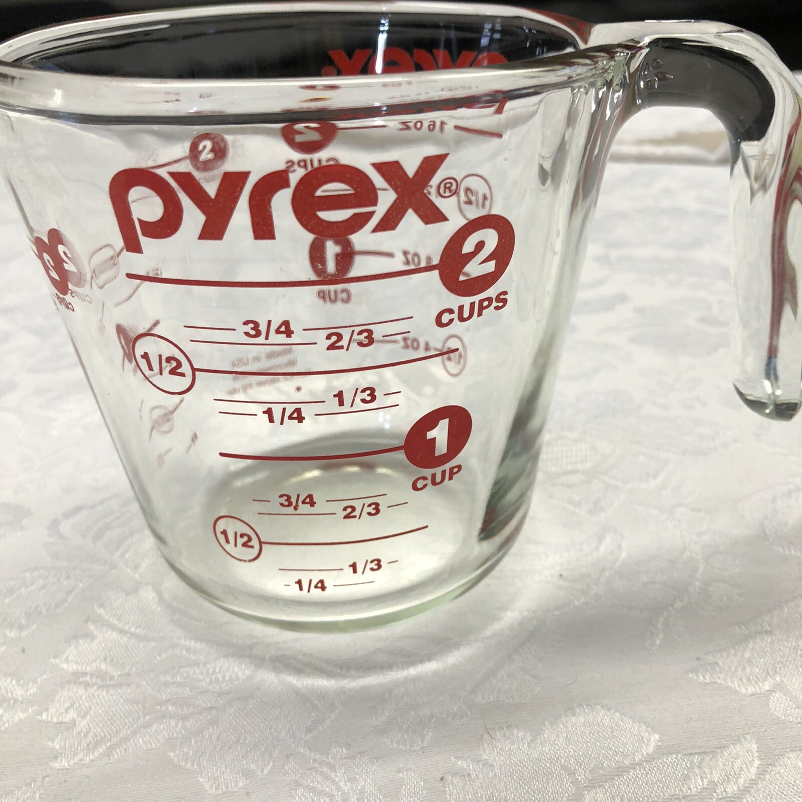 Set of 2 PYREX 2 Cup/1 Cup Measuring Cups -Microwave- Metric-Corning ...