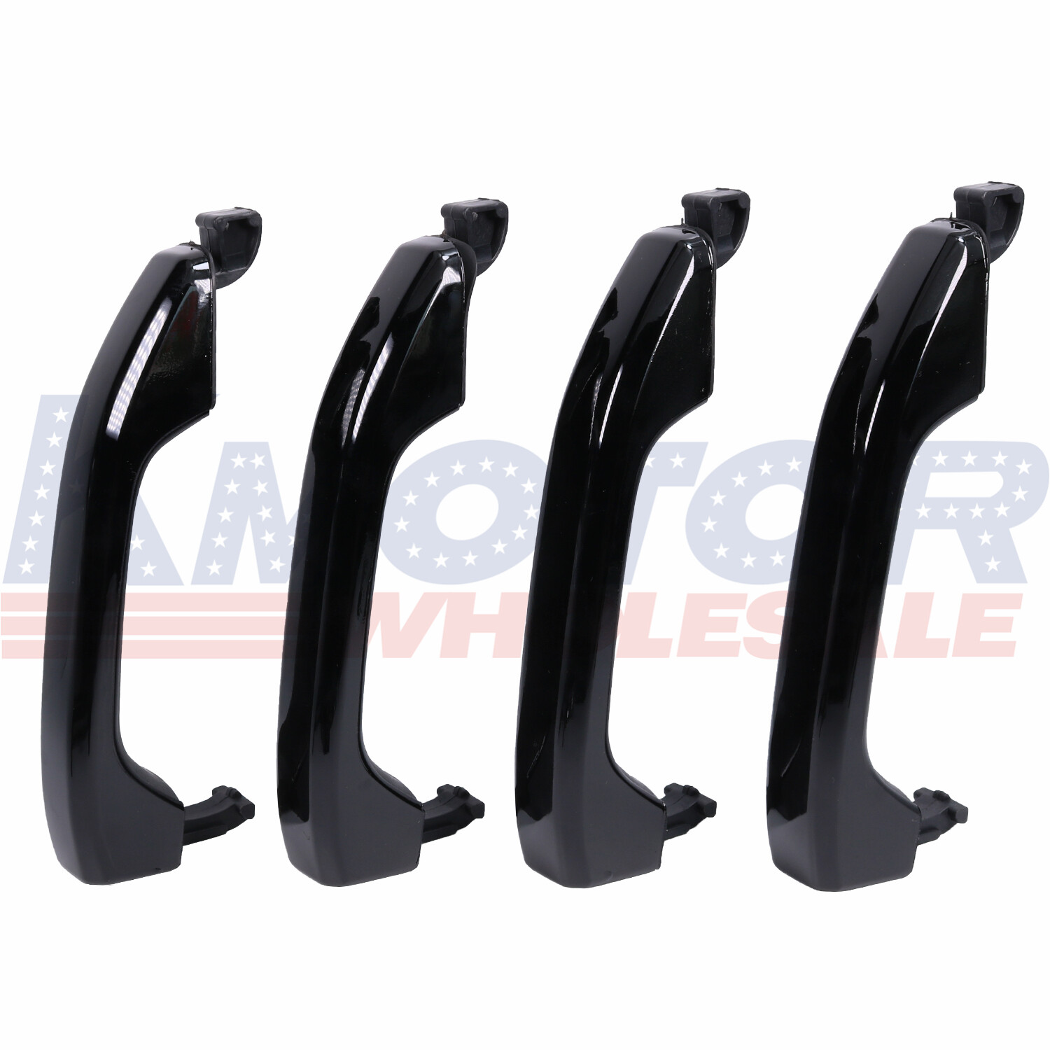 Door Handles Gloss Black Painted 23236150 4 PCS For Silverado Sierra ...