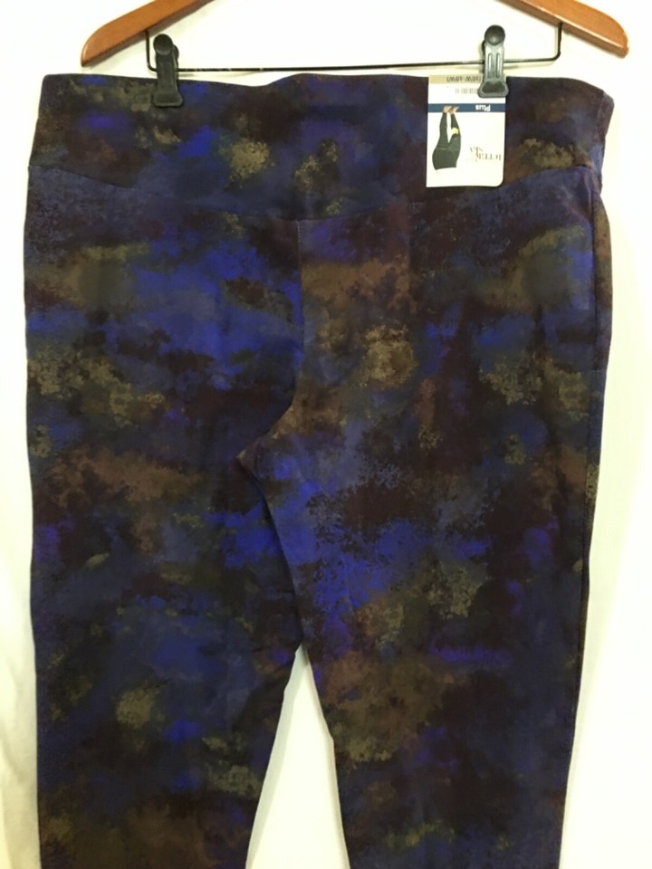 New Terra & Sky High Rise Fitted Leggings Plus Women many sizes ...
