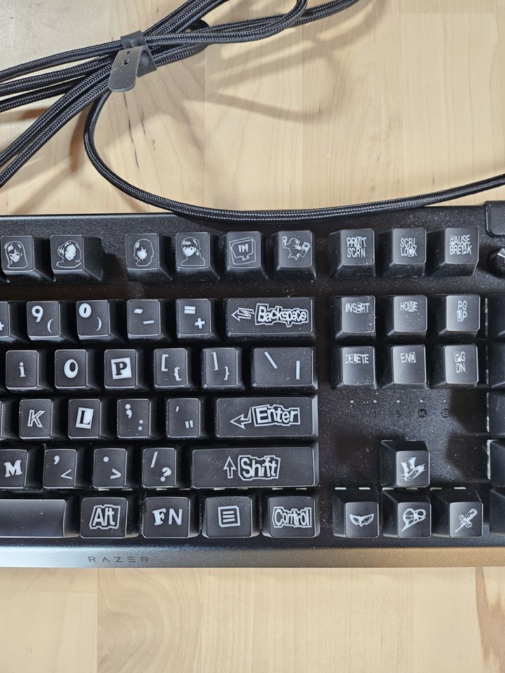 Custom Persona Razer BlackWidow V4 Pro Wired Mechanical Gaming Keyboard ...