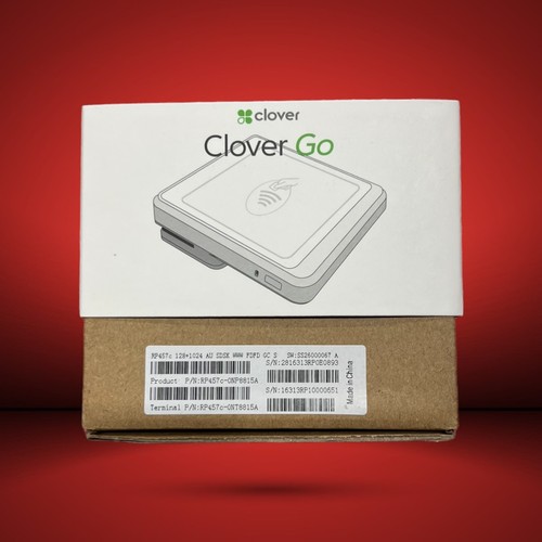 Clover Go RP457C Contactless + Chip + Swipe Card Reader in White NEW IN ...