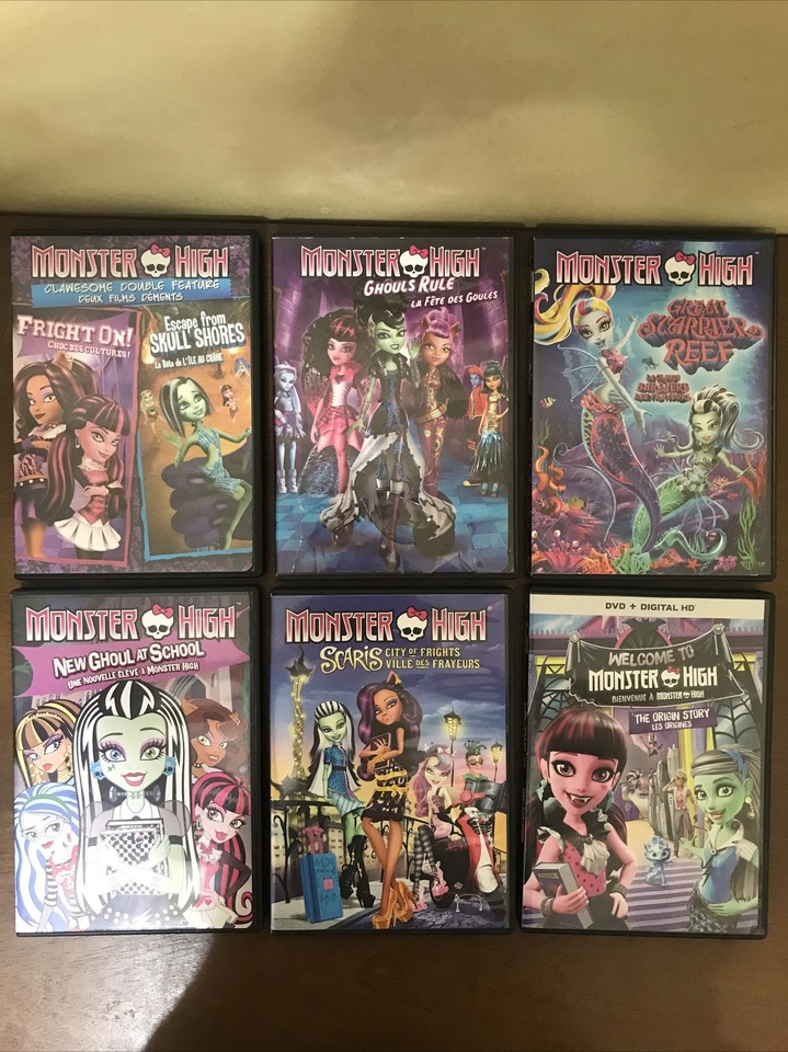 Monster High DVDs You Choose Combined Shipping Mattel Creations Monster ...