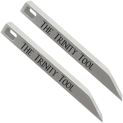 The Trinity Tool Mini Keychain Prybar (2 Pack) - EDC Christian Keychain ...