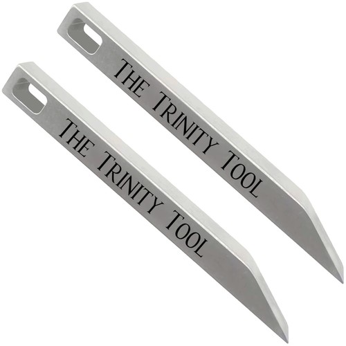 The Trinity Tool Mini Keychain Prybar (2 Pack) - EDC Christian Keychain ...