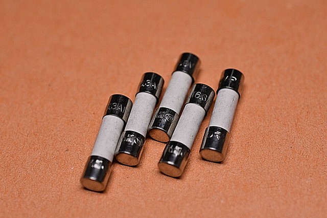 5x Fuse 5x20mm 6.3amp 250v Time Lag Ceramic Sand Filler T6.3ah250vp ...