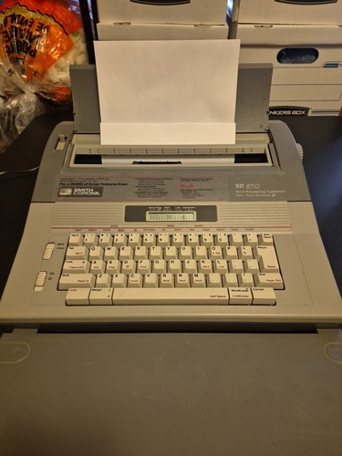 Smith Corona SD 670 Word Processing Typewriter - Working Tested Needs ...