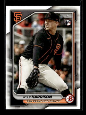 2024 Bowman Paper Kyle Harrison San Francisco Giants RC #11 5 Card Lot ...