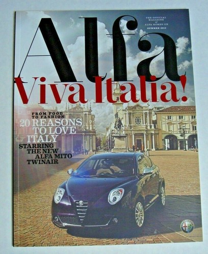 Alfa Romeo . Alfa . Alfa Romeo UK Magazine . Summer 2012 | eBay