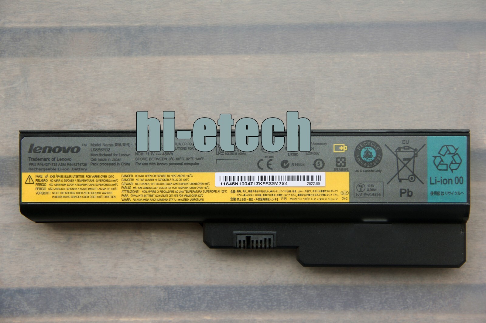 New Genuine L08S6Y02 L08L6C02 Battery for Lenovo IdeaPad G430 G450 G455 ...