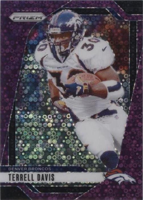 2024 Panini Prizm - Terrell Davis #91 Purple No Huddle Prizm /49 for ...