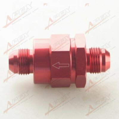 AN -10 AN10 AN10 10AN Billet Check Valve Water Fuel Oil Aluminum Red | eBay