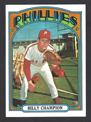 1972 TOPPS BILLY CHAMPION #599 | eBay