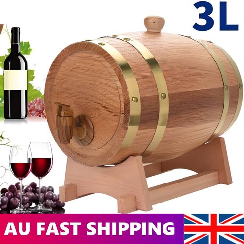 Vintage Timber Wine Barrel, Wine Beer Whiskey Rum Wooden Keg Oak Port ...