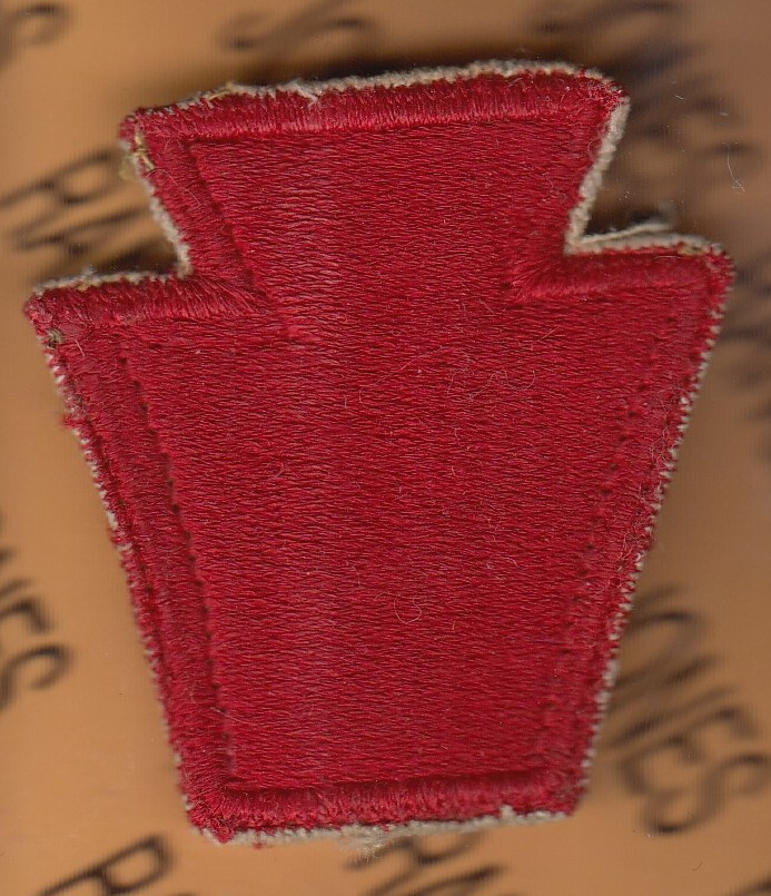 WWII US Army 28th Infantry Division Keystone Pennsylvania ~2.25" patch ...