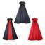 54" Fully Lined Deluxe Adult Red Cape ~ HALLOWEEN DEVIL SUPERHERO ...