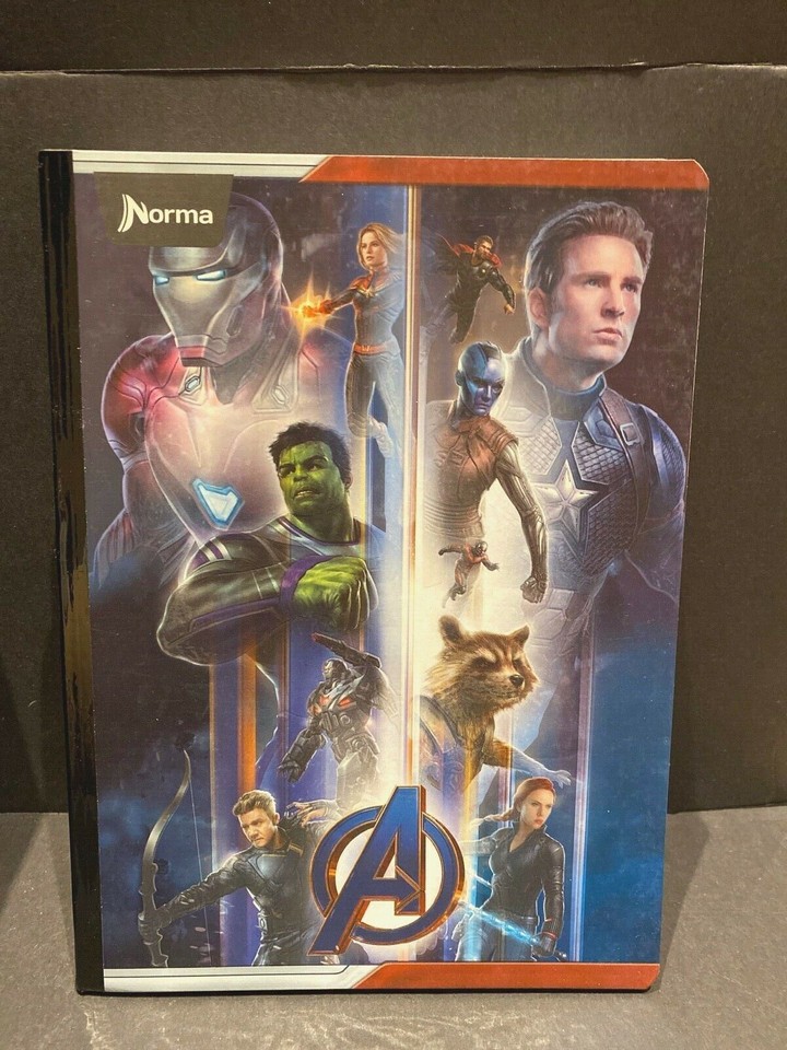 Marvel Avengers Composition Graph Grid Notebook w/Sticker Sheet 100 ...