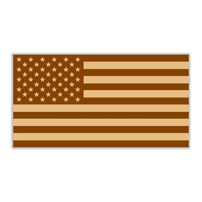 Desert Tan American Flag Sticker Decal | eBay