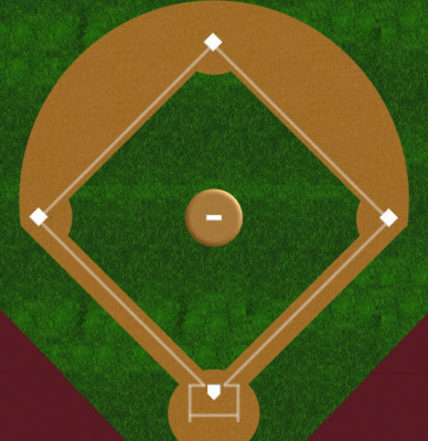 Small Baseball Field for Collectible Villages - Unique Feature for Dept ...