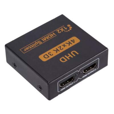 HDMI 1 INPUT 4 OUTPUT 1 IN 2 Way OUT 2160p 4K SPLITTER SWITCH BOX HUB ...