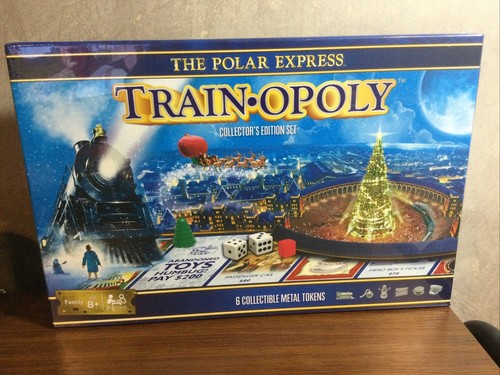 MasterPieces The Polar Express Train-Opoly Board Game Monopoly Style ...