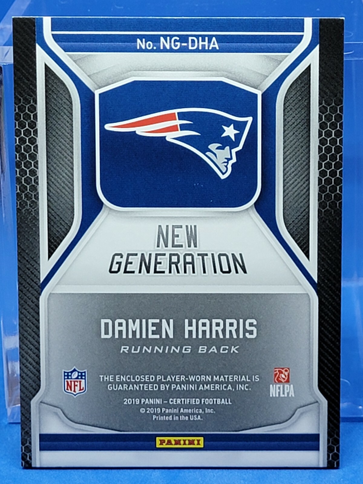 2019 Panini Certified Damien Harris #13/35 Blue New Generation Rookie ...