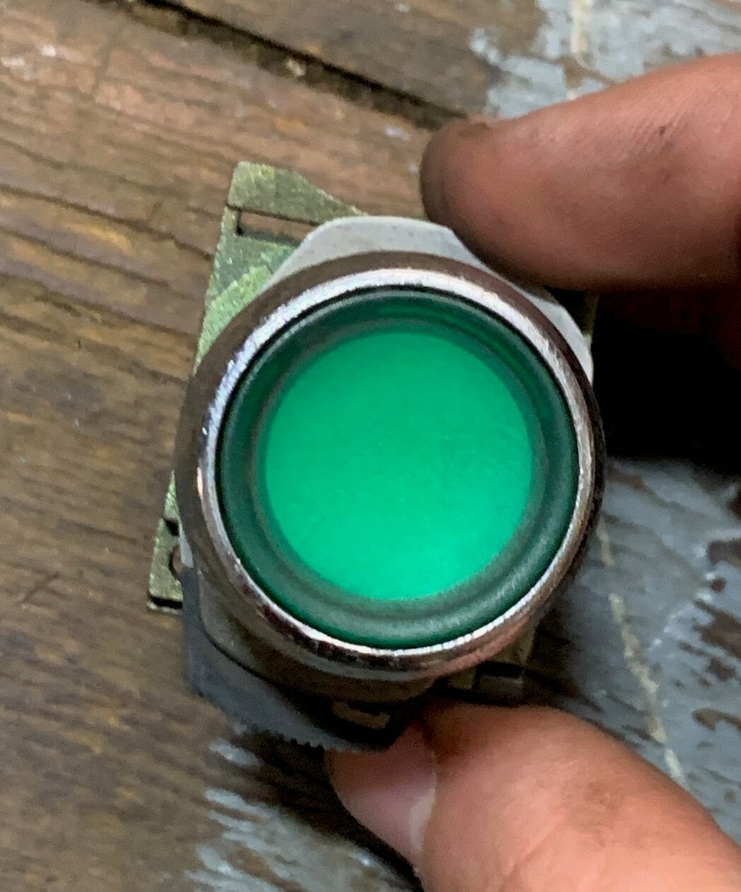 ALLEN BRADLEY 800F-Q10 SER A & 800F-Q3G SER A GREEN LED ILLUMINATED ...