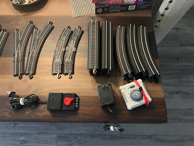 HO Scale Lot Bachmann EZ Tracks (45 pcs) , Buildings, Power Pack ...