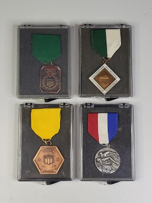Lot Of 4 AAU Swimming Medals Vintage TOSA YMCA | eBay