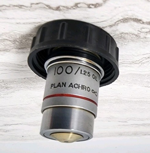 Achro Austria 100X Oil 1.25 1204 plan Microscope/Parts Objective Lens ...