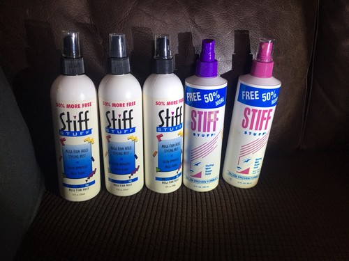 New Hair Spray Stiff Stuff STYLING MIST Super Hold Vintage 12oz Mega ...