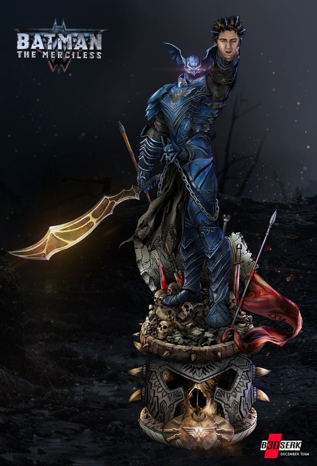 The Merciless Batman Figure / Statue various sizes | eBay