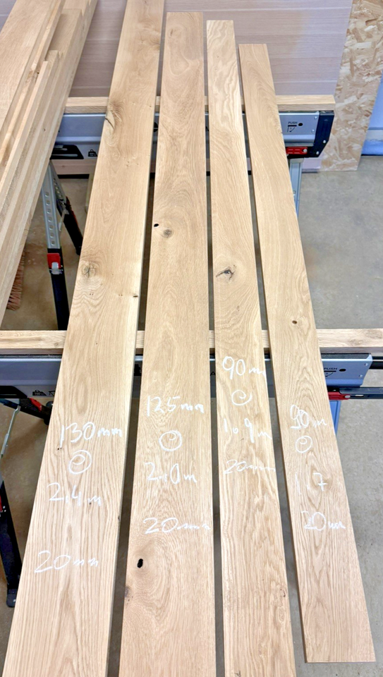 European Oak Boards 20mm PAR 🌳 Kiln Dried | 130–200cm | Character Grade ...