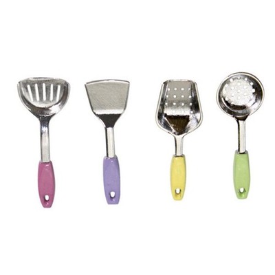4Pcs 1/12 Dollhouse Kitchenware Accessories Spatula Furniture Kids ...