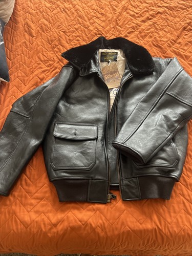 SCHOTT NYC G1TG G-1 WINGS OF GOLD LEATHER BOMBER A2 AVIATION JACKET FLIGHT M | eBay